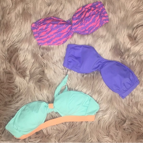 Victoria's Secret | Swim | 5 Piece Victorias Secret Swimsuit Tops ...